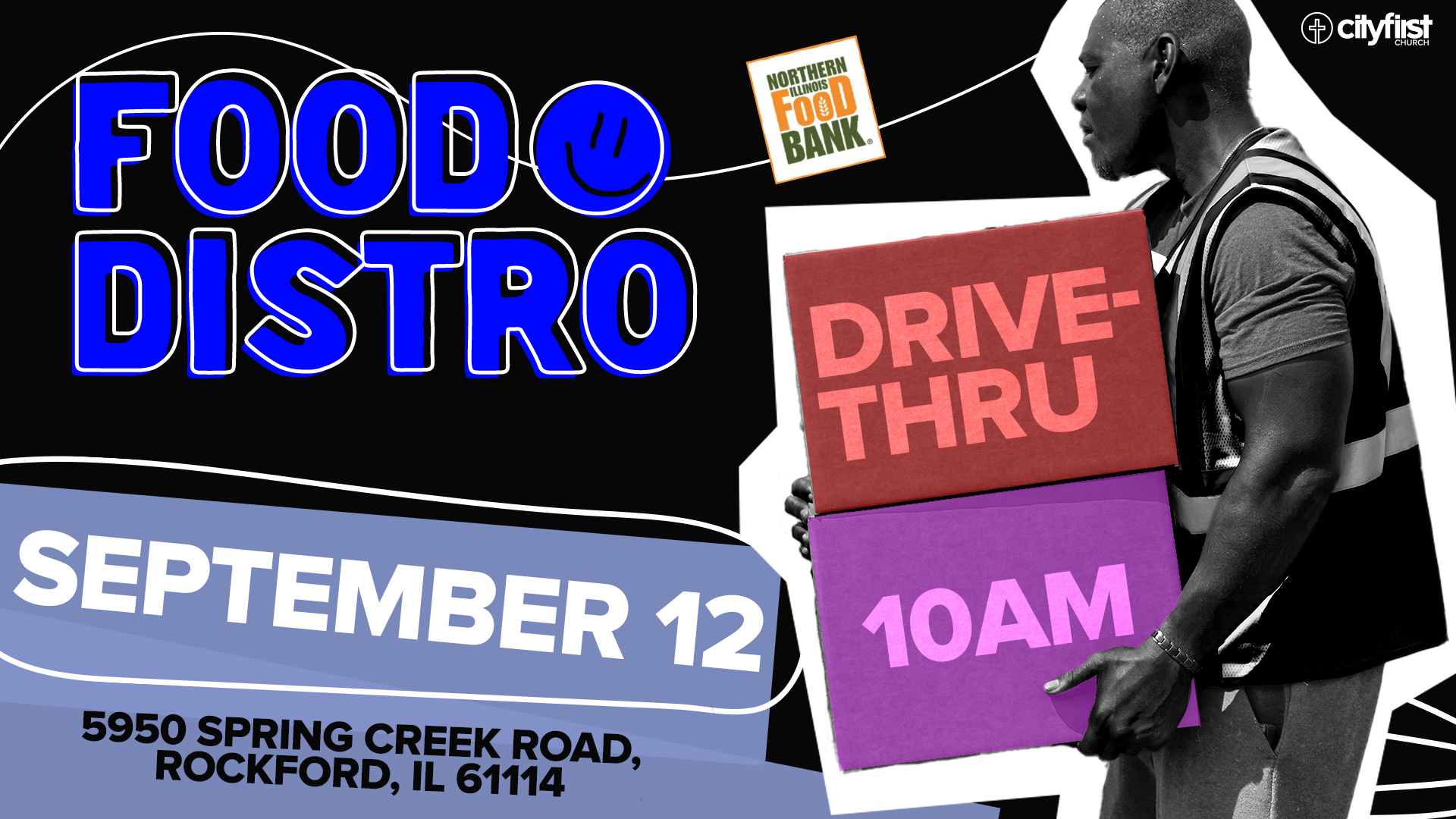 September Food Distribution (Rockford) - City First Church