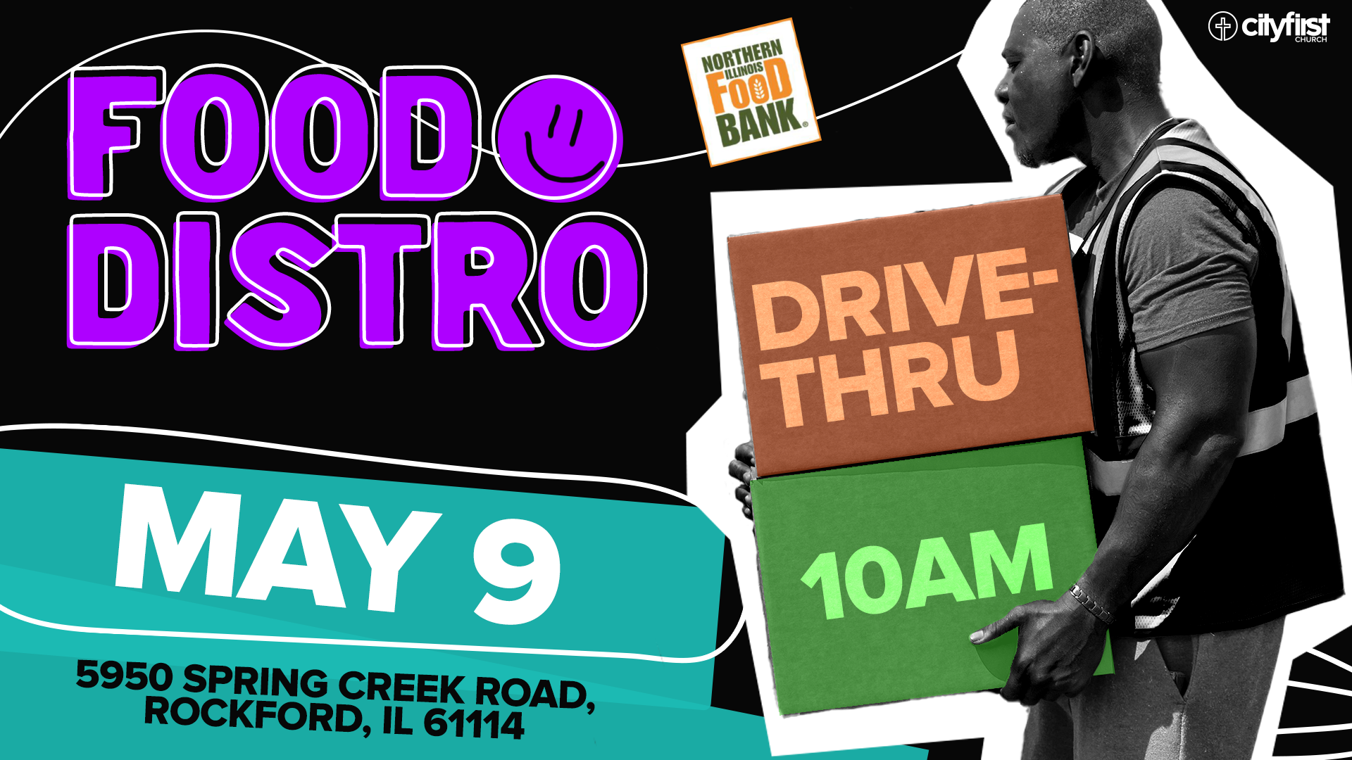 May Food Distribution (Rockford) - City First Church