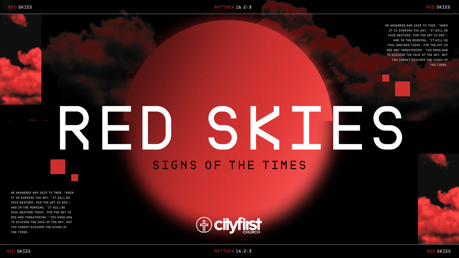 Red Skies - City First Church