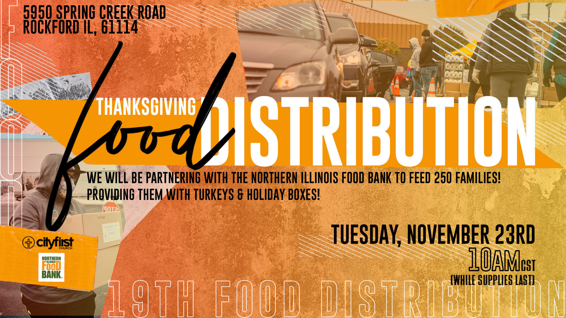 Thanksgiving Food Distribution - City First Church
