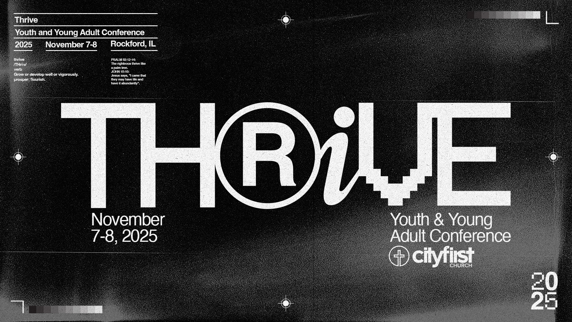 Thrive Youth & Young Adult Conference - City First Church